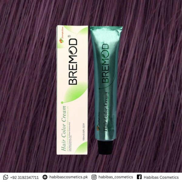 Bremod Hair Color Cream 3.66 Dark Intense Violet Brown 100ml
